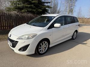 Balts Mazda 5 2011 Rīga, ar dzinēja tilpumu 2.00 L un nobraukumu 263 tūkst. km par 3950 €, foto  vietnē AUTOMOTO.COM.LV