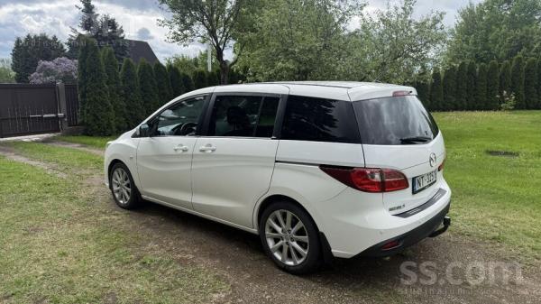 White Mazda 5 2012 in Riga, with an engine capacity of 1.60 L and mileage of 264 thousand km for 4250 €, photo 6 on AUTOMOTO.COM.LV