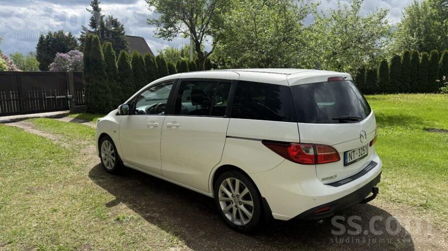 Balts Mazda 5 2012 Rīga, ar dzinēja tilpumu 1.60 L un nobraukumu 264 tūkst. km par 3500 €, foto 18 vietnē AUTOMOTO.COM.LV