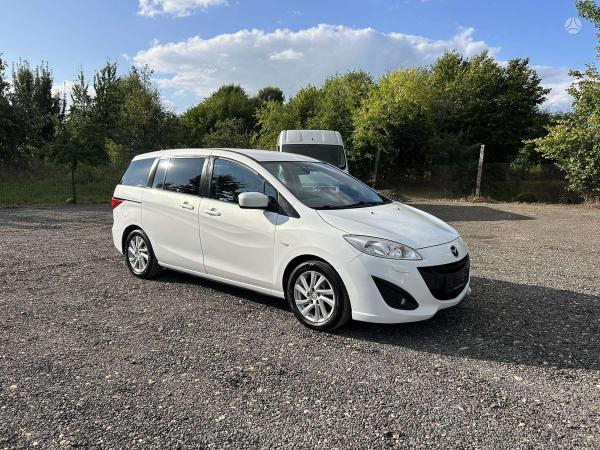 White Mazda 5 2012 in Kretinga, with an engine capacity of 1.56 L and mileage of 228 thousand km for 3950 €, photo 1 on AUTOMOTO.COM.LV
