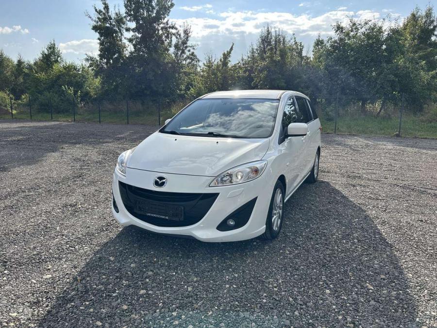 White Mazda 5 2012 in Kretinga, with an engine capacity of 1.56 L and mileage of 228 thousand km for 3950 €, photo 10 on AUTOMOTO.COM.LV