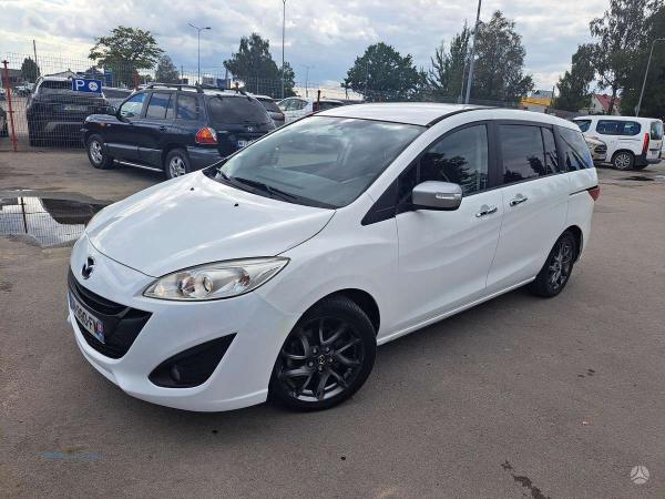 Balts Mazda 5 2014 Tauragė, ar dzinēja tilpumu 1.56 L un nobraukumu 228 tūkst. km par 3850 €, foto 1 vietnē AUTOMOTO.COM.LV
