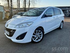 White Mazda 5 2015 in Riga, with an engine capacity of 1.60 L and mileage of 0 thousand km for 4990 €, photo 3 on AUTOMOTO.COM.LV