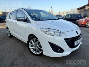 White Mazda 5 2015 in Riga, with an engine capacity of 1.60 L and mileage of 0 thousand km for 4990 €, photo 8 on AUTOMOTO.COM.LV