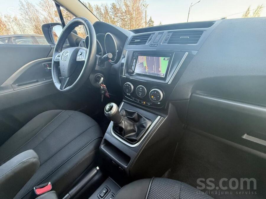 White Mazda 5 2015 in Riga, with an engine capacity of 1.60 L and mileage of 0 thousand km for 4990 €, photo 18 on AUTOMOTO.COM.LV