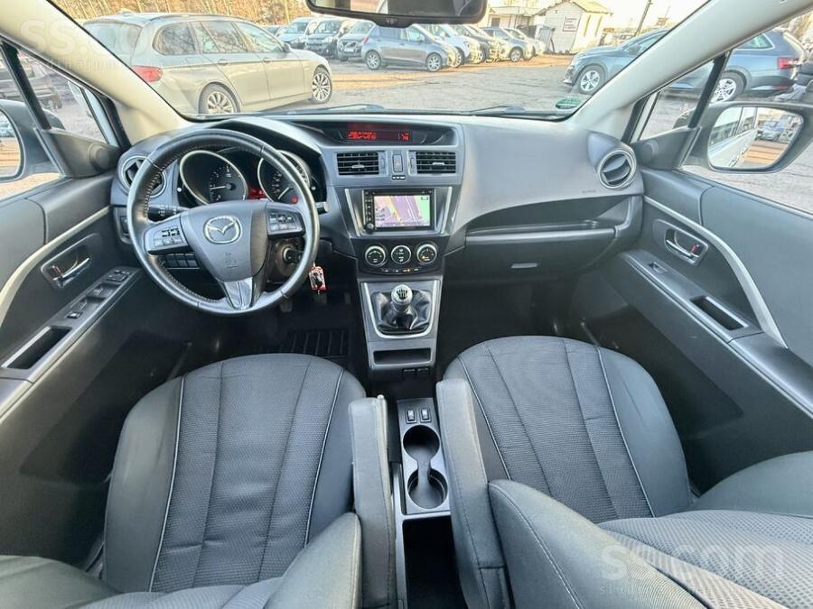 White Mazda 5 2015 in Riga, with an engine capacity of 1.60 L and mileage of 0 thousand km for 4990 €, photo 21 on AUTOMOTO.COM.LV