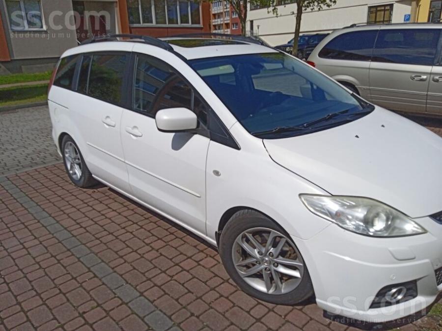 Balts Mazda 5 2009 Rīga, ar dzinēja tilpumu 2.00 L un nobraukumu 230 tūkst. km par 2600 €, foto 1 vietnē AUTOMOTO.COM.LV