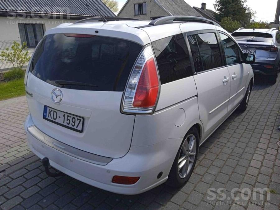 Balts Mazda 5 2009 Rīga, ar dzinēja tilpumu 2.00 L un nobraukumu 230 tūkst. km par 2600 €, foto 5 vietnē AUTOMOTO.COM.LV