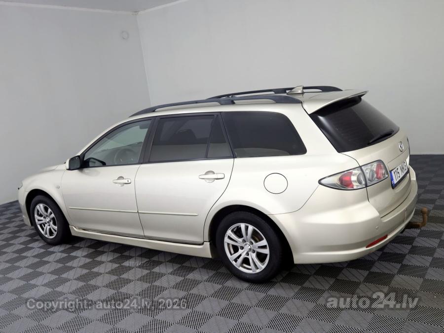 Beige Mazda 6 2007 in Tallinn, with an engine capacity of 2.30 L and mileage of 175 thousand km for 999 €, photo 5 on AUTOMOTO.COM.LV