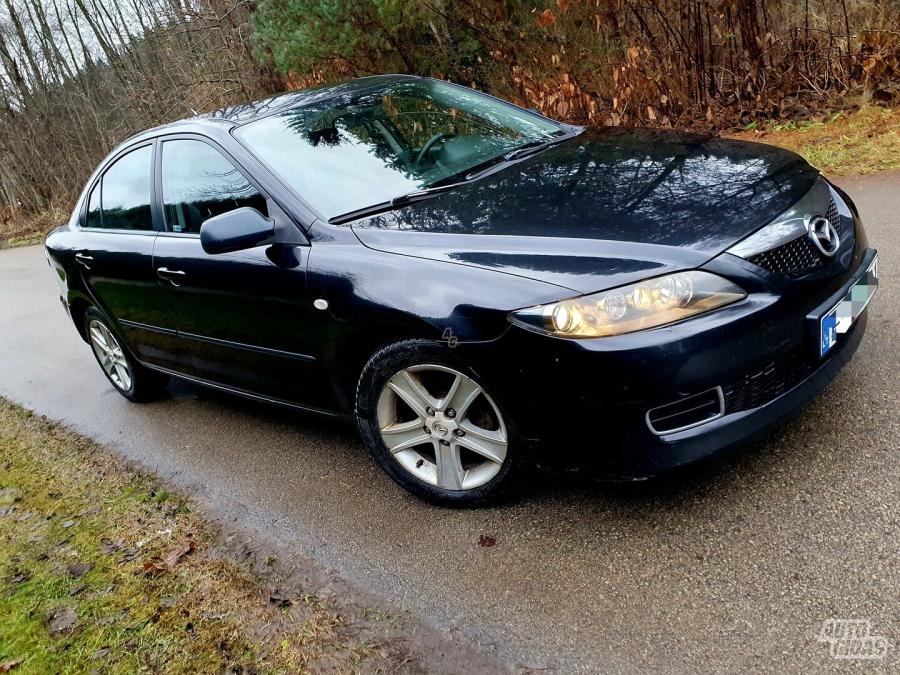 Black Mazda 6 2007 in Vilnius, with an engine capacity of 2.00 L and mileage of 360 thousand km for 999 €, photo 12 on AUTOMOTO.COM.LV