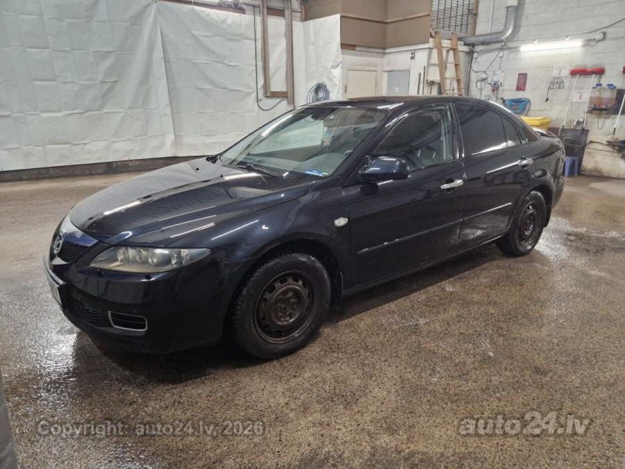 Black Mazda 6 2007 in Tallinn, with an engine capacity of 2.00 L and mileage of 200 thousand km for 1200 €, photo 7 on AUTOMOTO.COM.LV