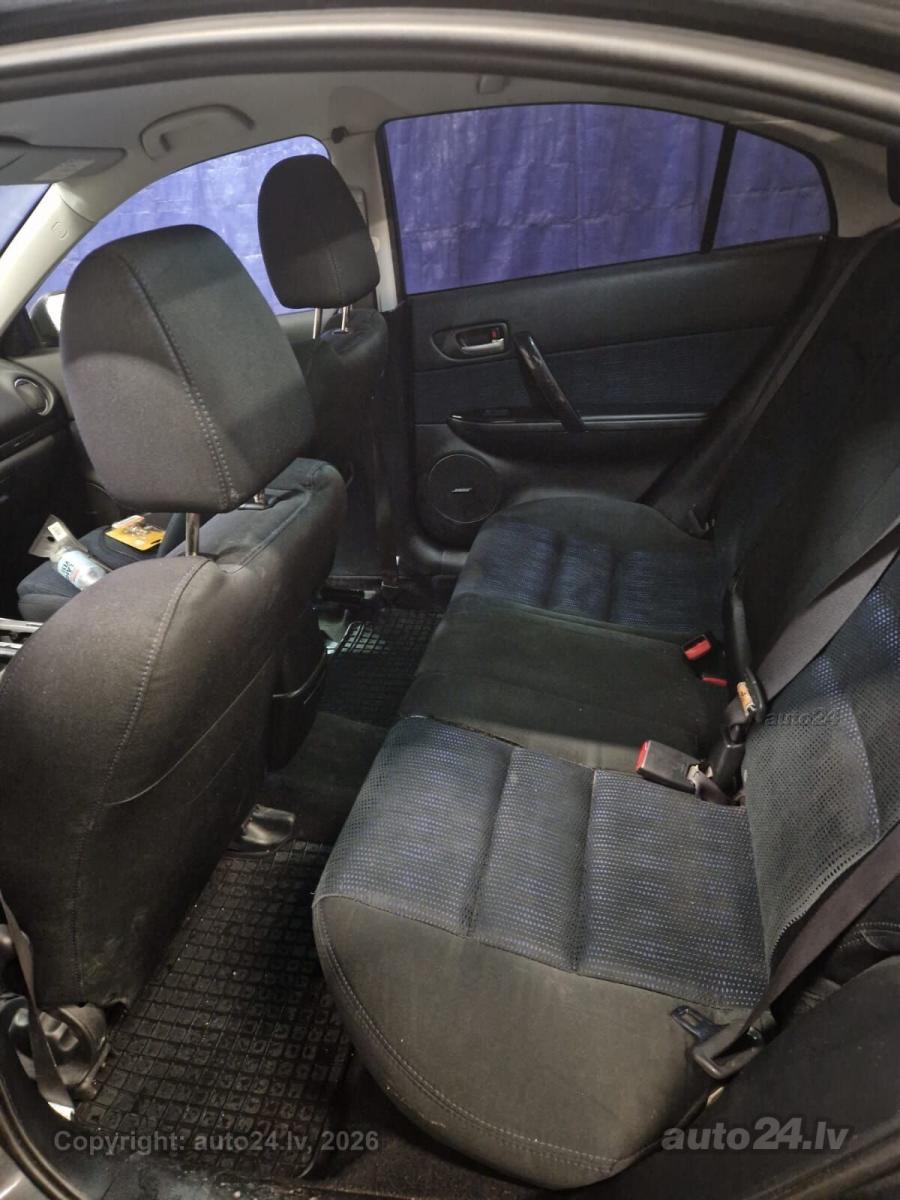 Black Mazda 6 2007 in Tallinn, with an engine capacity of 2.00 L and mileage of 200 thousand km for 1200 €, photo 4 on AUTOMOTO.COM.LV