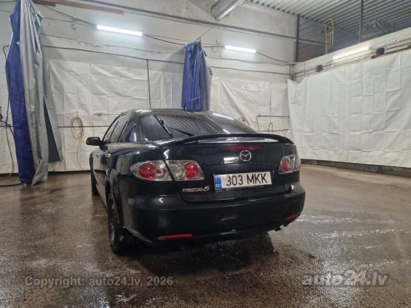 Black Mazda 6 2007 in Tallinn, with an engine capacity of 2.00 L and mileage of 200 thousand km for 1200 €, photo 6 on AUTOMOTO.COM.LV