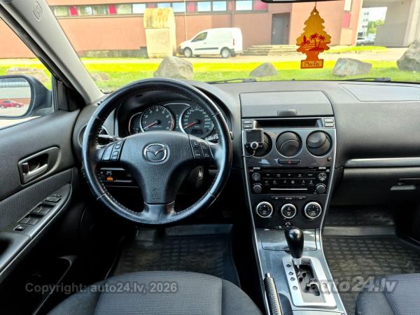 Black Mazda 6 2007 in Tallinn, with an engine capacity of 2.00 L and mileage of 294 thousand km for 1490 €, photo 5 on AUTOMOTO.COM.LV