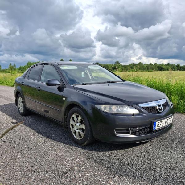 Black Mazda 6 2007 in Tallinn, with an engine capacity of 2.00 L and mileage of 202 thousand km for 1400 €, photo 3 on AUTOMOTO.COM.LV