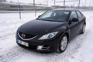 Black Mazda 6 2008 in Siauliai, with an engine capacity of 2.00 L and mileage of 192 thousand km for 2950 €, photo  on AUTOMOTO.COM.LV