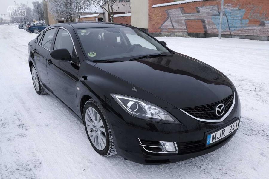 Black Mazda 6 2008 in Siauliai, with an engine capacity of 2.00 L and mileage of 192 thousand km for 2950 €, photo 3 on AUTOMOTO.COM.LV