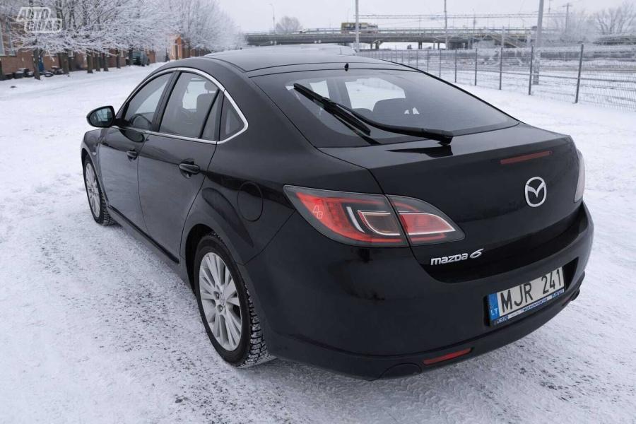 Black Mazda 6 2008 in Siauliai, with an engine capacity of 2.00 L and mileage of 192 thousand km for 2950 €, photo 6 on AUTOMOTO.COM.LV