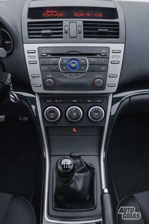 Black Mazda 6 2008 in Siauliai, with an engine capacity of 2.00 L and mileage of 192 thousand km for 2950 €, photo 12 on AUTOMOTO.COM.LV