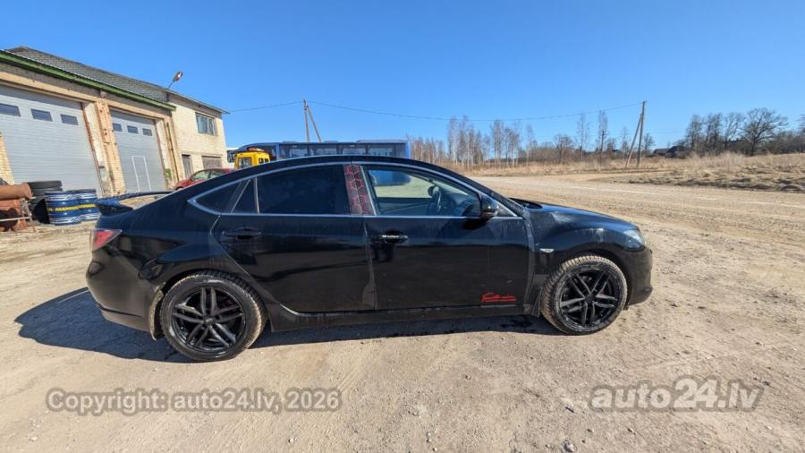 Black Mazda 6 2008 in Mustvee, with an engine capacity of 2.00 L and mileage of 0 thousand km for 1100 €, photo 5 on AUTOMOTO.COM.LV