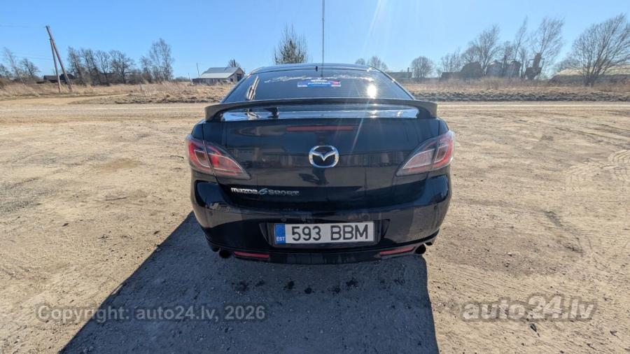 Black Mazda 6 2008 in Mustvee, with an engine capacity of 2.00 L and mileage of 0 thousand km for 1100 €, photo 7 on AUTOMOTO.COM.LV
