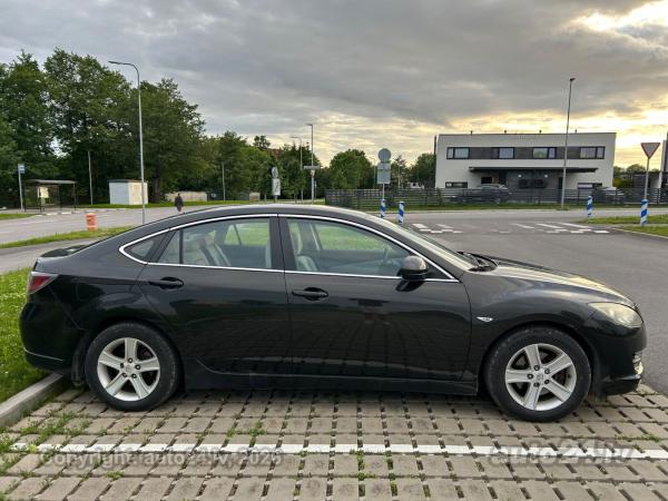 Black Mazda 6 2008 in Tallinn, with an engine capacity of 2.00 L and mileage of 328 thousand km for 2500 €, photo 4 on AUTOMOTO.COM.LV