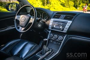 Black Mazda 6 2008 in Riga, with an engine capacity of 2.50 L and mileage of 279 thousand km for 990 €, photo 8 on AUTOMOTO.COM.LV
