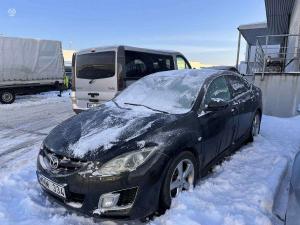 Black Mazda 6 2009 in Vilnius, with an engine capacity of 2.20 L and mileage of 289 thousand km for 950 €, photo  on AUTOMOTO.COM.LV