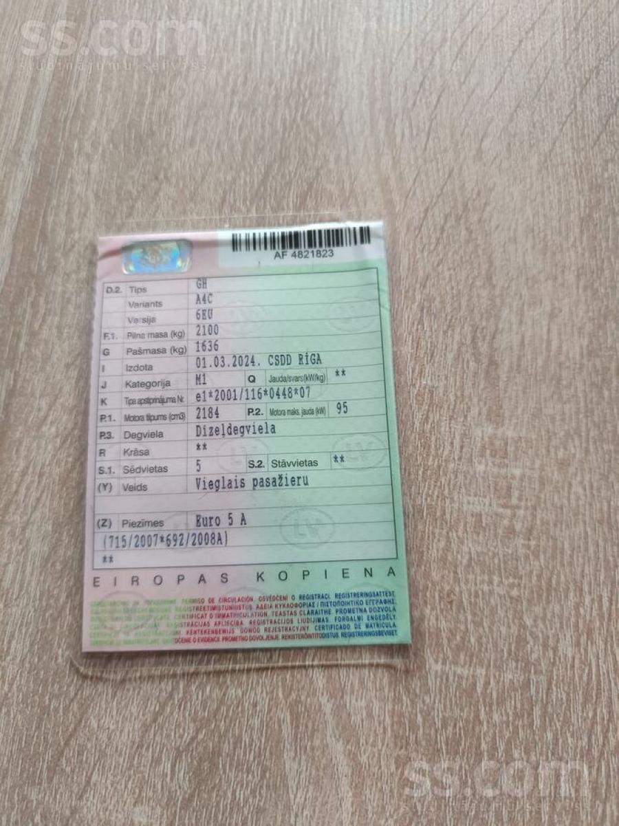 Черный Мазда 6 2011 в Рига, объемом двигателя 2.20 л и пробегом 180 тыс. км за 900 €, фото 6 на AUTOMOTO.COM.LV
