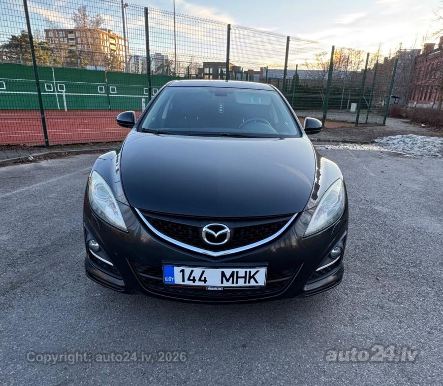 Black Mazda 6 2012 in Tallinn, with an engine capacity of 2.00 L and mileage of 189 thousand km for 4999 €, photo 8 on AUTOMOTO.COM.LV