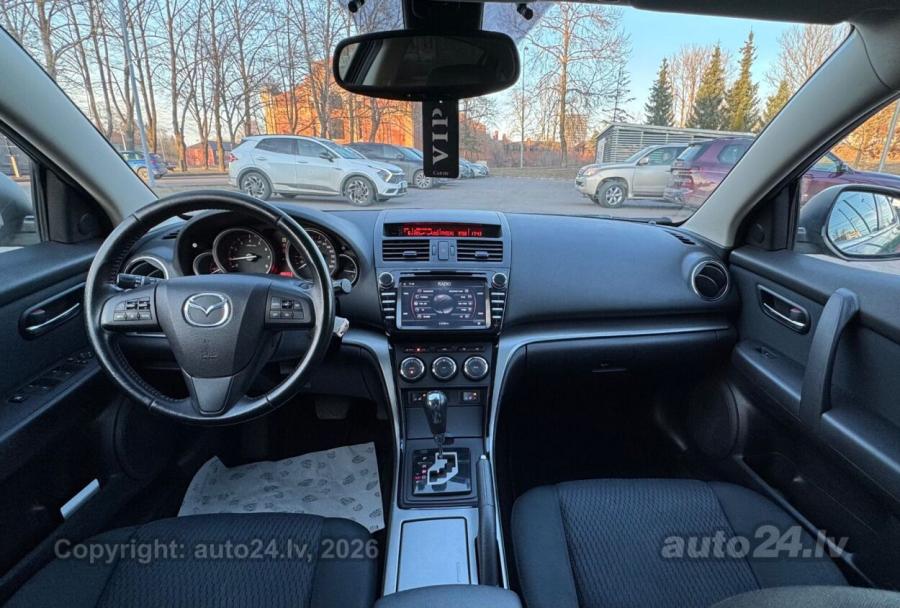 Black Mazda 6 2012 in Tallinn, with an engine capacity of 2.00 L and mileage of 189 thousand km for 4999 €, photo 9 on AUTOMOTO.COM.LV