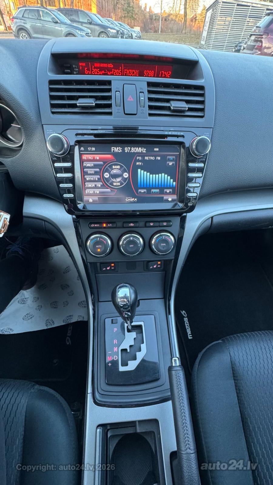 Black Mazda 6 2012 in Tallinn, with an engine capacity of 2.00 L and mileage of 189 thousand km for 4999 €, photo 12 on AUTOMOTO.COM.LV
