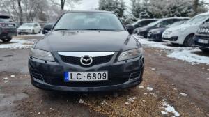 Black Mazda 6 2005 in Riga, with an engine capacity of 2.00 L and mileage of 171 thousand km for 1770 €, photo 8 on AUTOMOTO.COM.LV