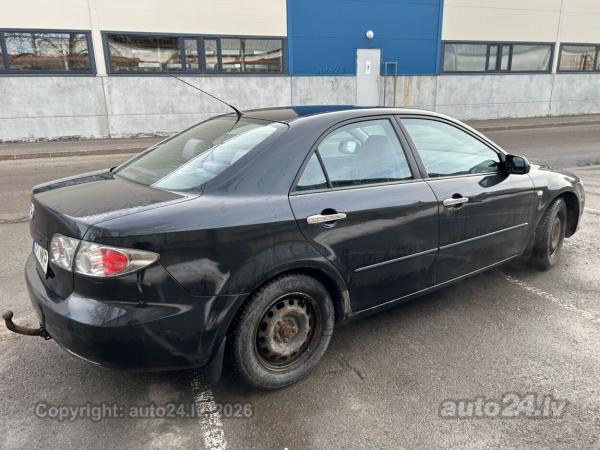 Black Mazda 6 2007 in Tallinn, with an engine capacity of 1.80 L and mileage of 165 thousand km for 590 €, photo 3 on AUTOMOTO.COM.LV