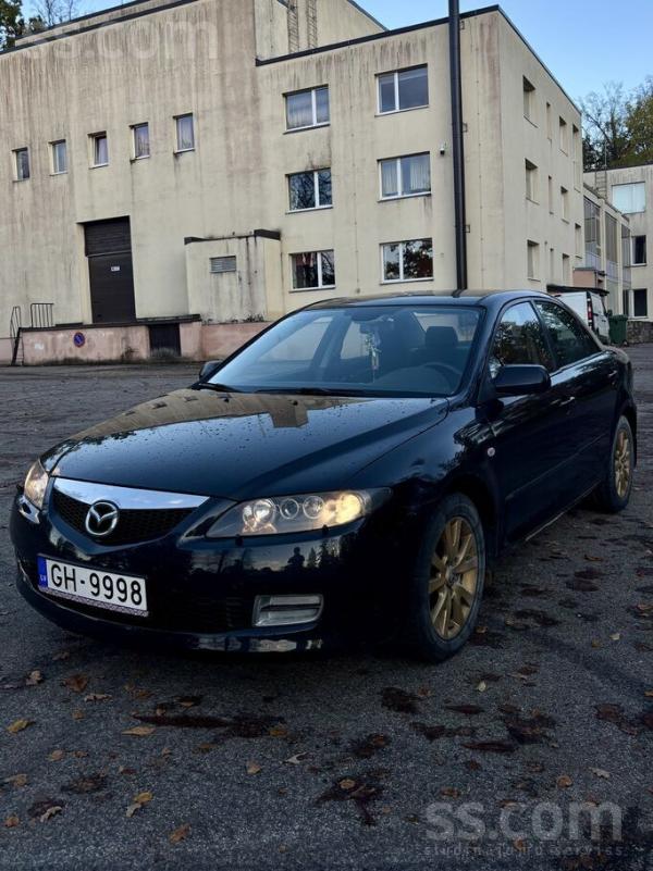 Черный Мазда 6 2007 в Огре, объемом двигателя 2.00 л и пробегом 179 тыс. км за 600 €, фото 3 на AUTOMOTO.COM.LV