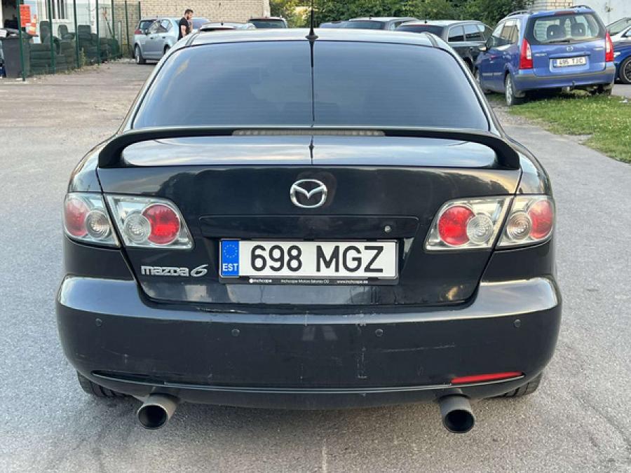Melns Mazda 6 2007 Narva, ar dzinēja tilpumu 2.20 L un nobraukumu 235 tūkst. km par 1499 €, foto 10 vietnē AUTOMOTO.COM.LV