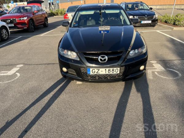 Melns Mazda 6 2007 Rīga, ar dzinēja tilpumu 2.30 L un nobraukumu 180 tūkst. km par 1500 €, foto 9 vietnē AUTOMOTO.COM.LV