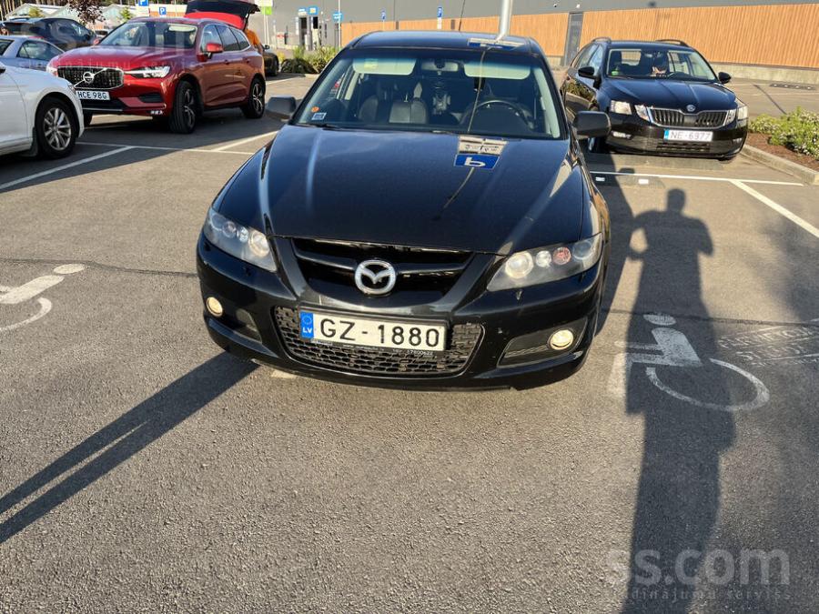 Черный Мазда 6 2007 в Рига, объемом двигателя 2.30 л и пробегом 180 тыс. км за 1500 €, фото 11 на AUTOMOTO.COM.LV