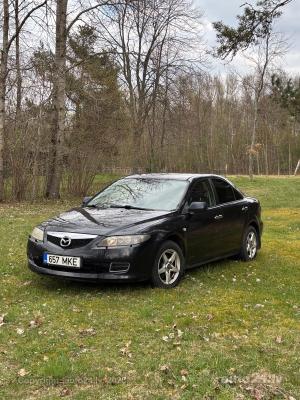 Melns Mazda 6 2007 Tallina, ar dzinēja tilpumu 2.00 L un nobraukumu 213 tūkst. km par 1099 €, foto  vietnē AUTOMOTO.COM.LV