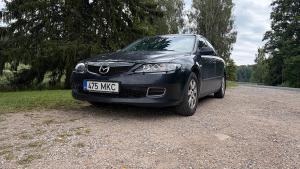 Черный Мазда 6 2007 в Таллин, объемом двигателя 2.00 л и пробегом 229 тыс. км за 1500 €, фото  на AUTOMOTO.COM.LV