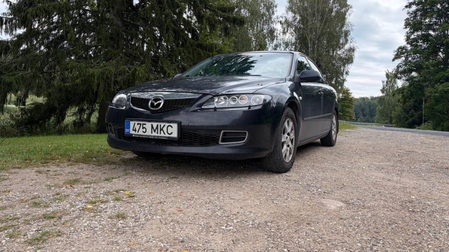 Черный Мазда 6 2007 в Таллин, объемом двигателя 2.00 л и пробегом 229 тыс. км за 1500 €, фото 13 на AUTOMOTO.COM.LV