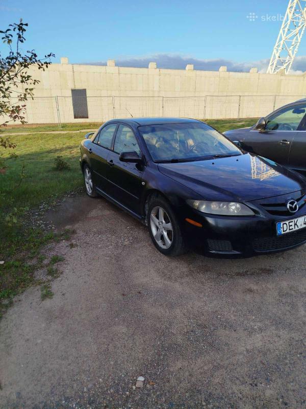 Мазда 6 2007 в Каунас на AUTOMOTO.COM.LV Черный Мазда 6 2007 в Каунас, объемом двигателя 2.30 л и пробегом 270 тыс. км за 550 €, фото 1 на AUTOMOTO.COM.LV