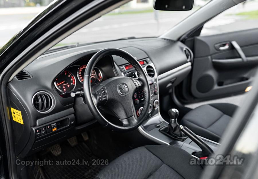 Melns Mazda 6 2007 Tallina, ar dzinēja tilpumu 2.00 L un nobraukumu 148 tūkst. km par 1999 €, foto 10 vietnē AUTOMOTO.COM.LV