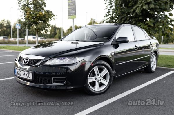 Mazda 6 2007 Tallina vietnē Melns Mazda 6 2007 Tallina, ar dzinēja tilpumu 2.00 L un nobraukumu 148 tūkst. km par 1999 €, foto 1 vietnē AUTOMOTO.COM.LV