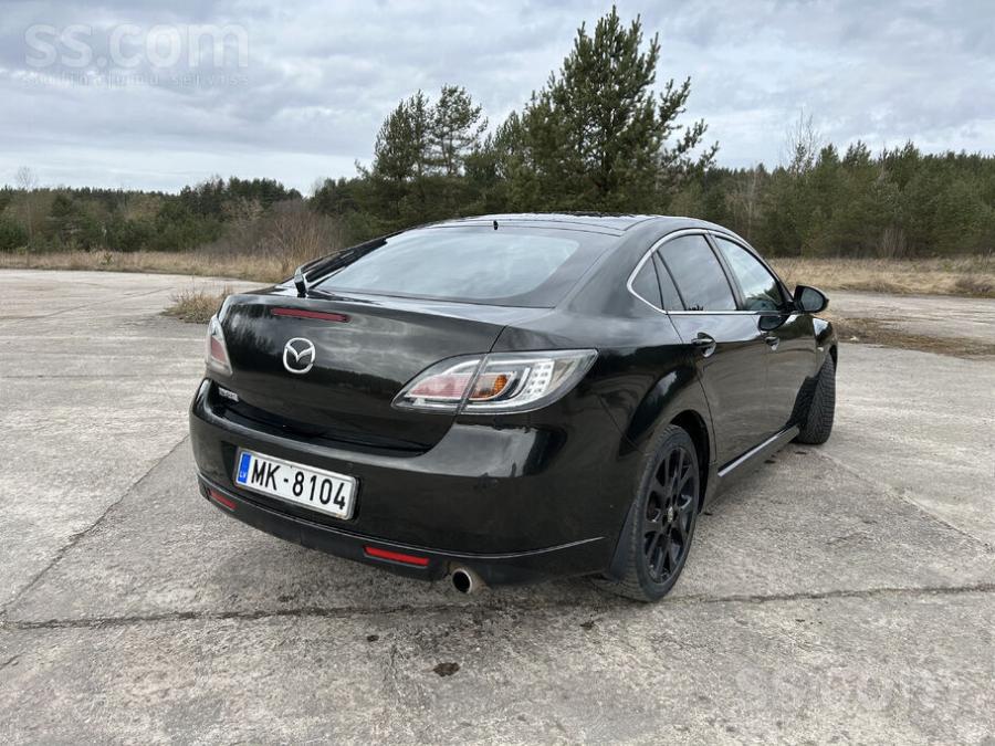 Melns Mazda 6 2008 Daugavpils, ar dzinēja tilpumu 2.20 L un nobraukumu 280 tūkst. km par 1800 €, foto 5 vietnē AUTOMOTO.COM.LV