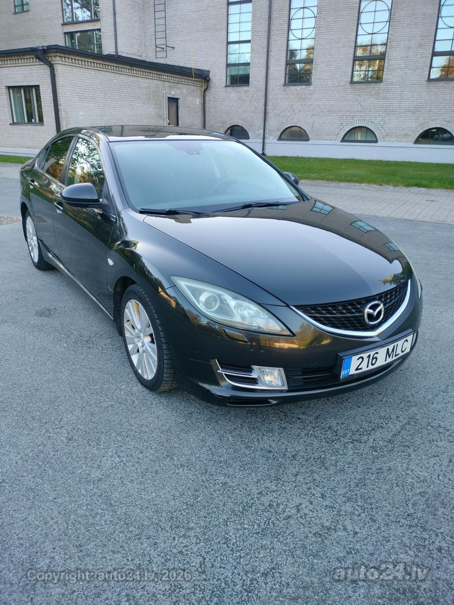 Black Mazda 6 2008 in Tallinn, with an engine capacity of 2.00 L and mileage of 325 thousand km for 1790 €, photo 4 on AUTOMOTO.COM.LV