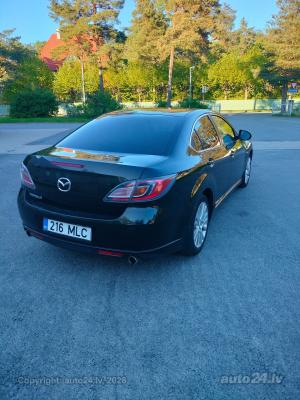 Black Mazda 6 2008 in Tallinn, with an engine capacity of 2.00 L and mileage of 325 thousand km for 1790 €, photo 5 on AUTOMOTO.COM.LV