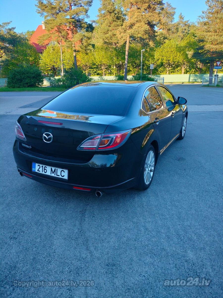 Black Mazda 6 2008 in Tallinn, with an engine capacity of 2.00 L and mileage of 325 thousand km for 1790 €, photo 5 on AUTOMOTO.COM.LV