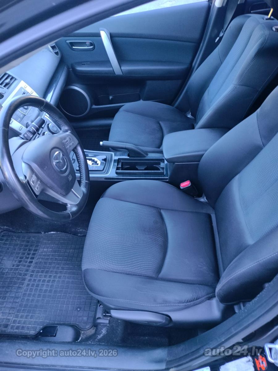 Black Mazda 6 2008 in Tallinn, with an engine capacity of 2.00 L and mileage of 325 thousand km for 1790 €, photo 8 on AUTOMOTO.COM.LV