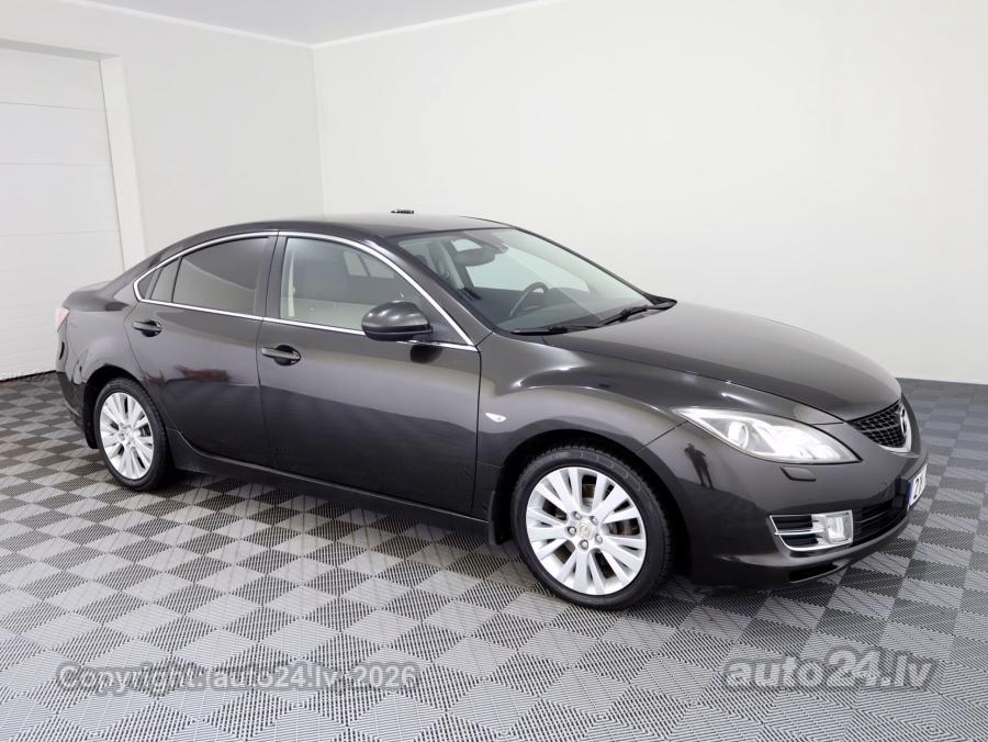 Black Mazda 6 2008 in Tallinn, with an engine capacity of 2.00 L and mileage of 325 thousand km for 2299 €, photo 1 on AUTOMOTO.COM.LV